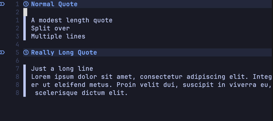 BlockQuotes · MeanderingProgrammer/render-markdown.nvim Wiki · GitHub